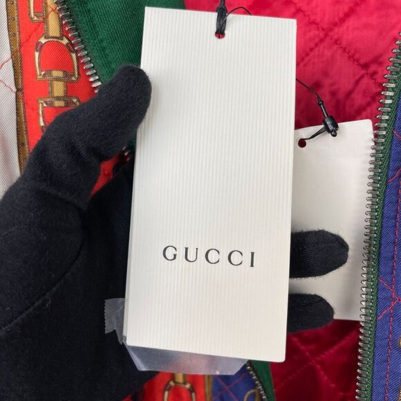 Gucci | Jackets & Coats | Nwt Gucci Bimaterial Oversized Gancini Belt ...